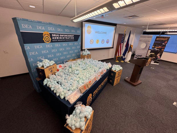 DEA shows off 1.7 million counterfeit pills in Colorado's largest ...