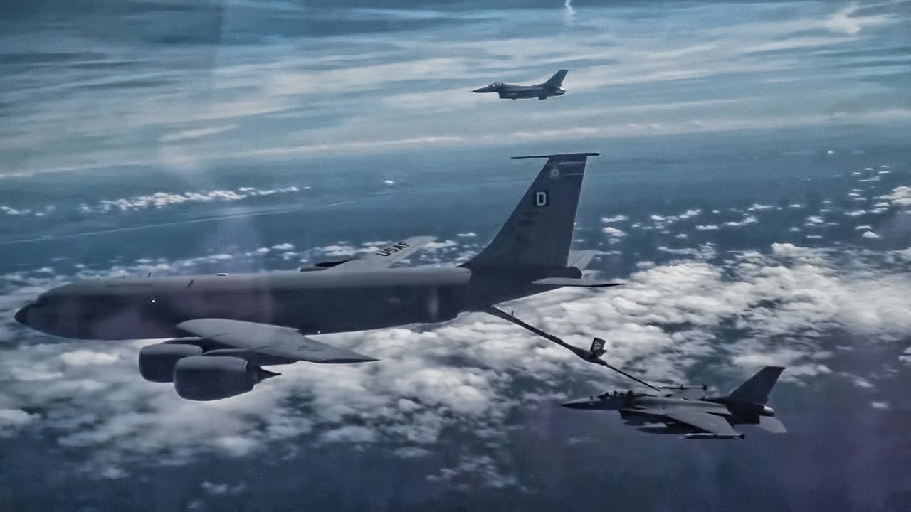 USAF Aircraft Takeoff In European Military Exercises (2018)