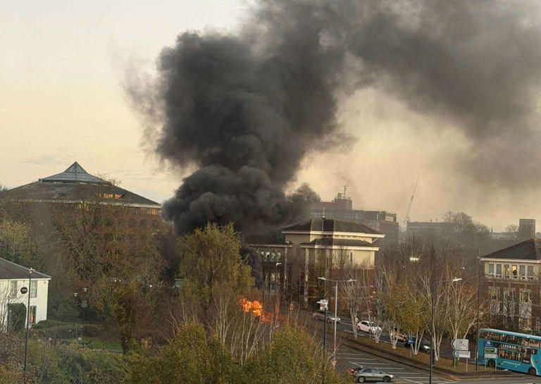 Firefighters called to car blaze in Staceys Street, Maidstone