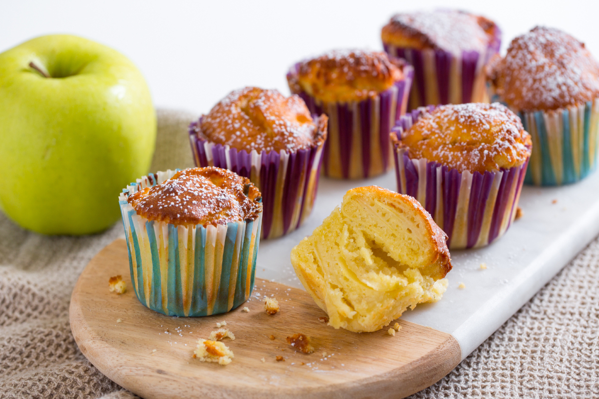 Apple muffins in air fryer