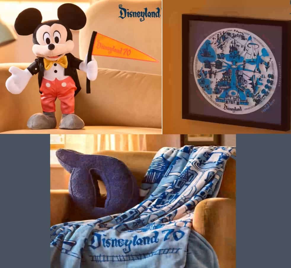 Disneyland 70th anniversary Mickey and Maps collection now available