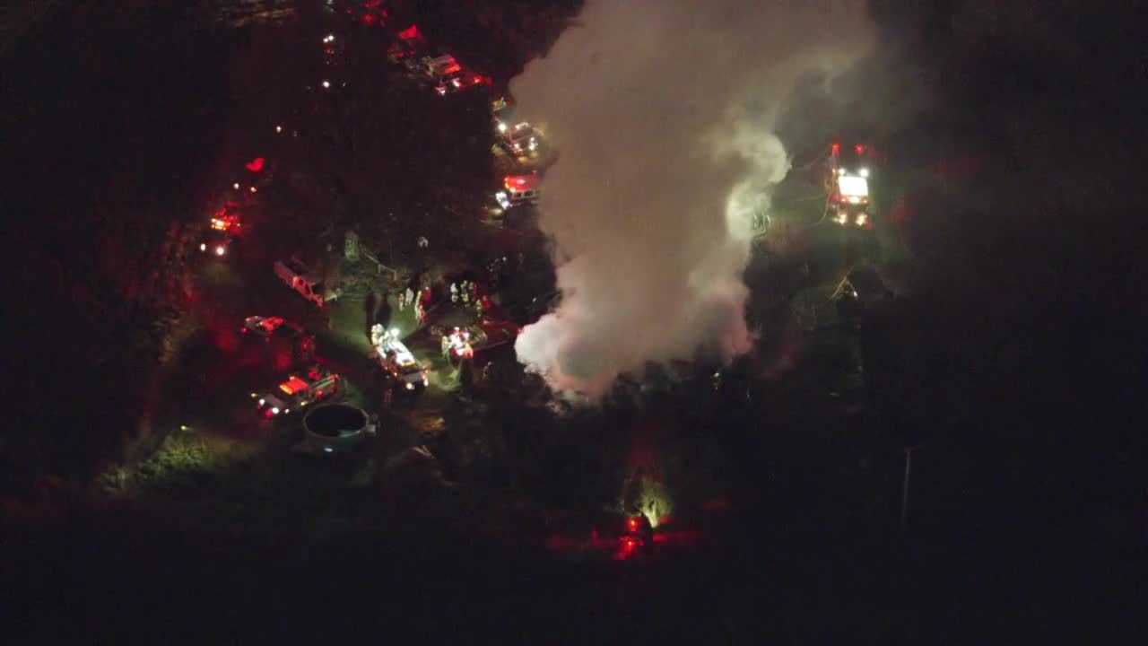 Heavy smoke billows from structure in Armstrong County | SKY 4 captures ...