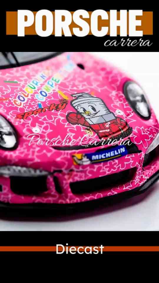 Diecast Spark Porsche Carrera 1/43 – Stunning Pink Edition