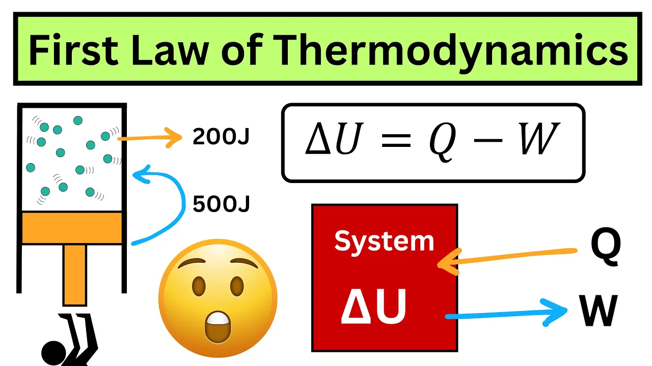 The First Law of Thermodynamics Explained Like Never Before