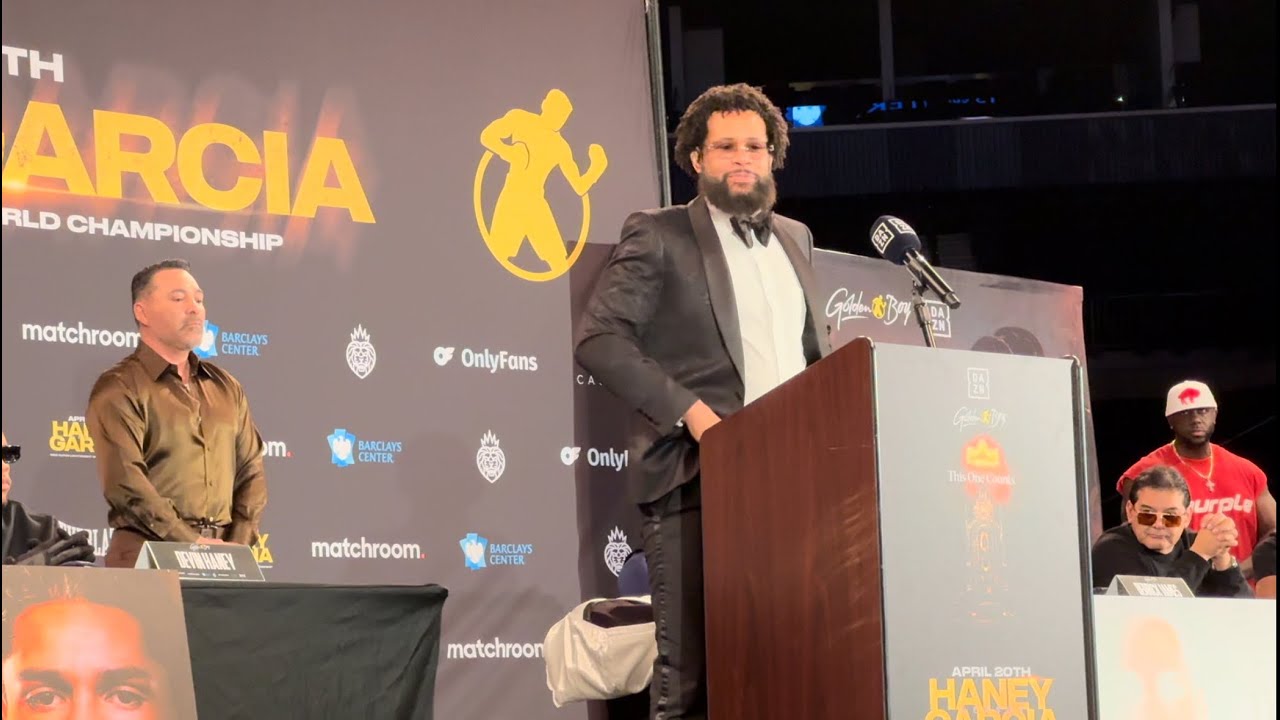 Bill Haney gifts Ryan Garcia 'Psychology for Dummies' at final press ...