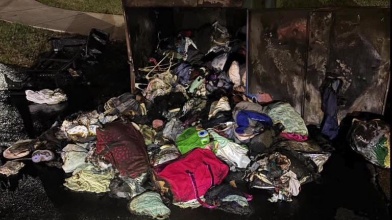 St. Vincent de Paul donation bin fire; man admits to "lapse in judgment"