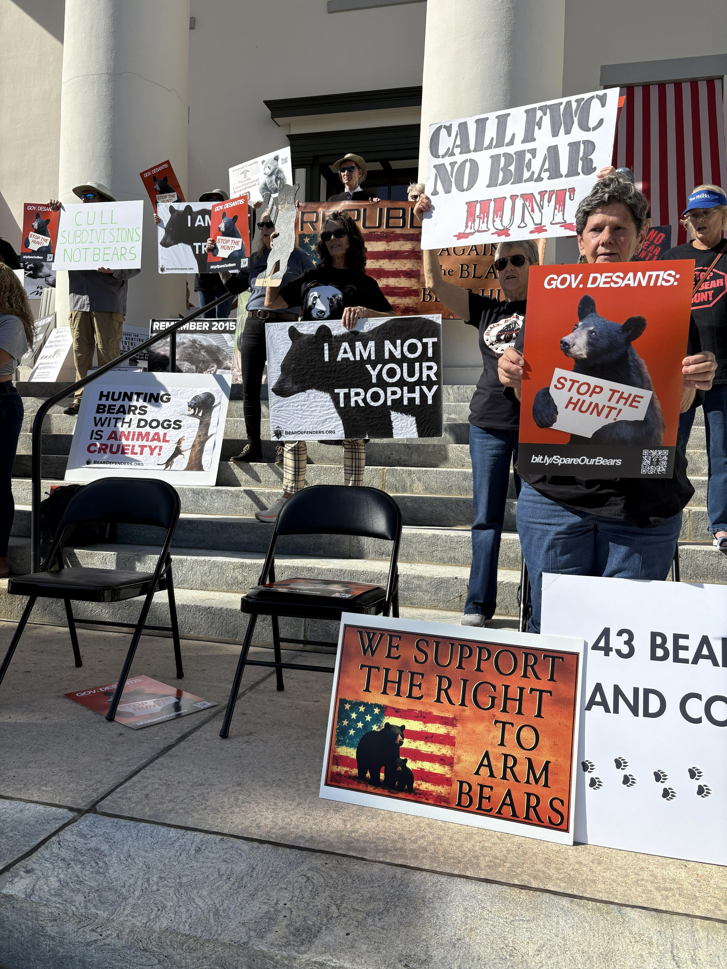 Florida bear advocates rally in Tallahassee, call on DeSantis to stop ...