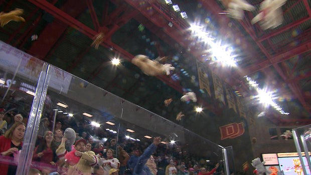 University of Denver Athletics holds "Teddy Bear Toss," helps out ...