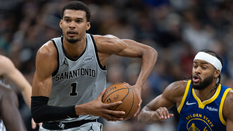 Spurs' Wembanyama to miss 'a few weeks' due to left calf strain ...