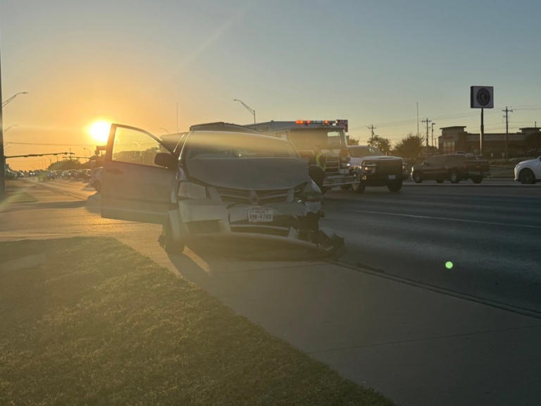 Five-car collision partially closes Sherwood Way and hospitalizes one