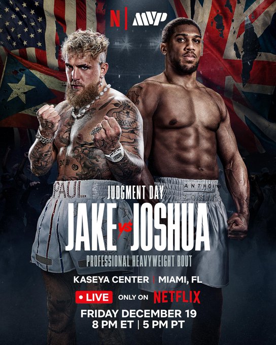 Jake Paul vs. Anthony Joshua es OFICIAL. Fecha y transmisión de la ...