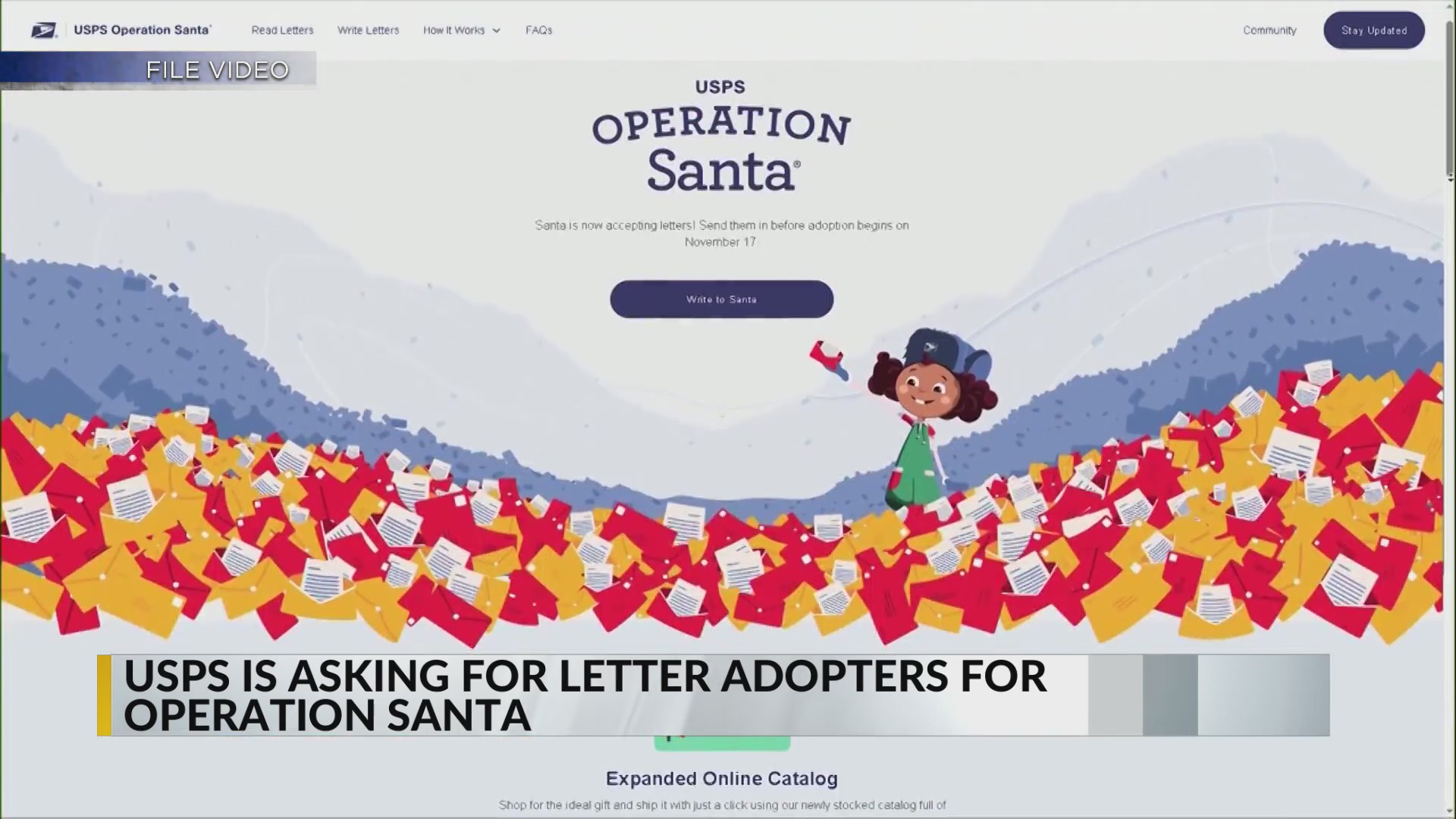 USPS launches 'Operation Santa'