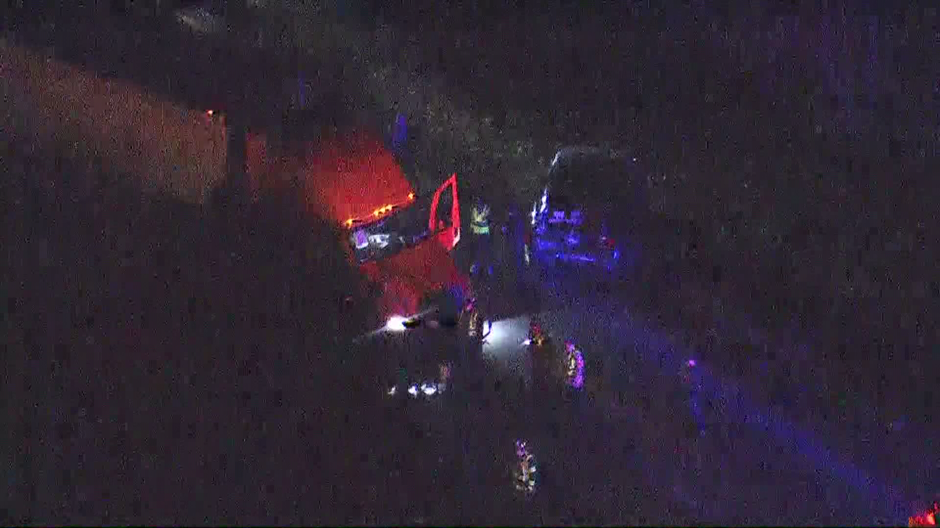 Multi-vehicle crash causes I-495 northbound closure