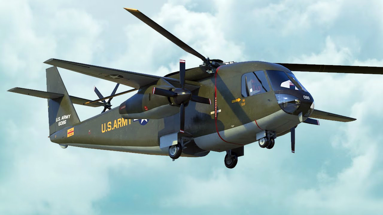 The Plane That Could Turn Into a Helicopter... Lockheed Flying CARR