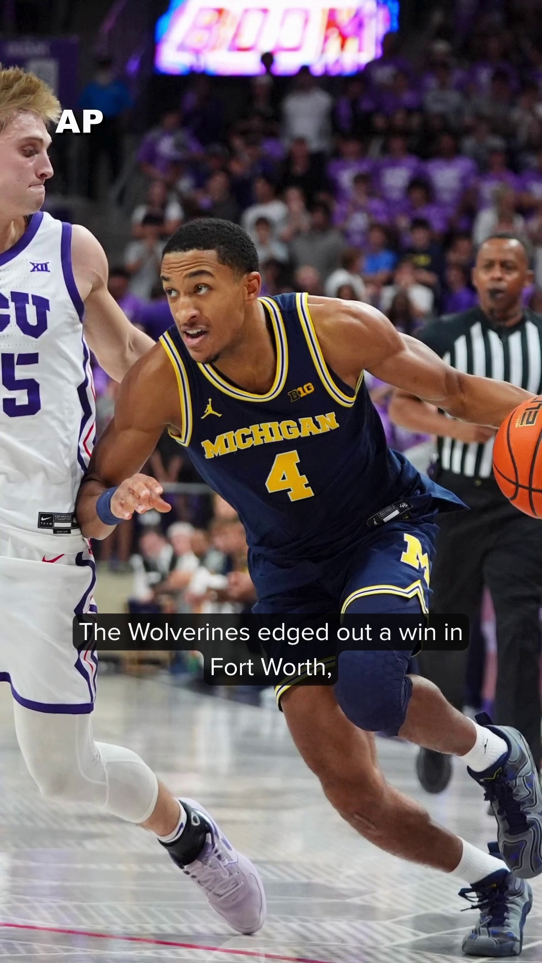 Michigan basketball drops to No. 7 in AP Top 25 after beating TCU ...