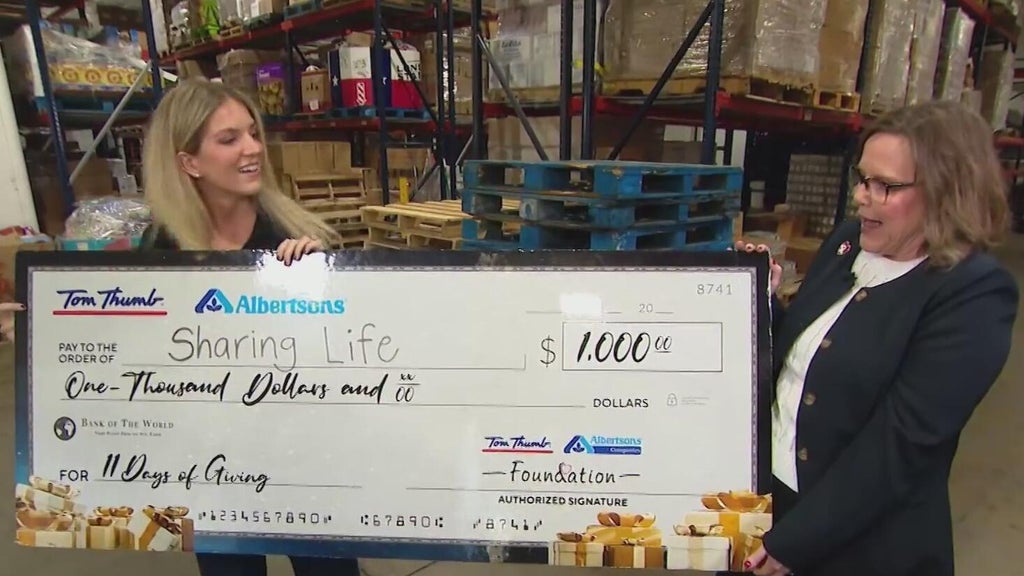 Sharing Life in Mesquite receives $1,000 donation as part of 11 Days of ...