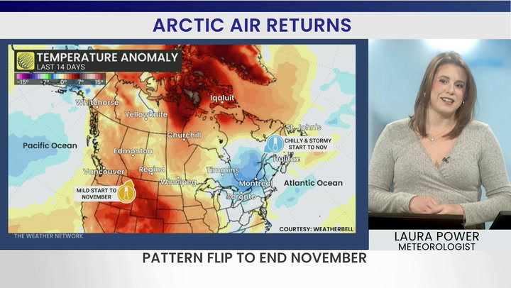 Who left the freezer open? Arctic air returns to Canada next week