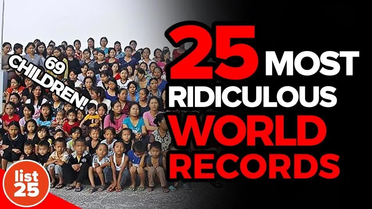 25 Most Ridiculous World Records Ever Set