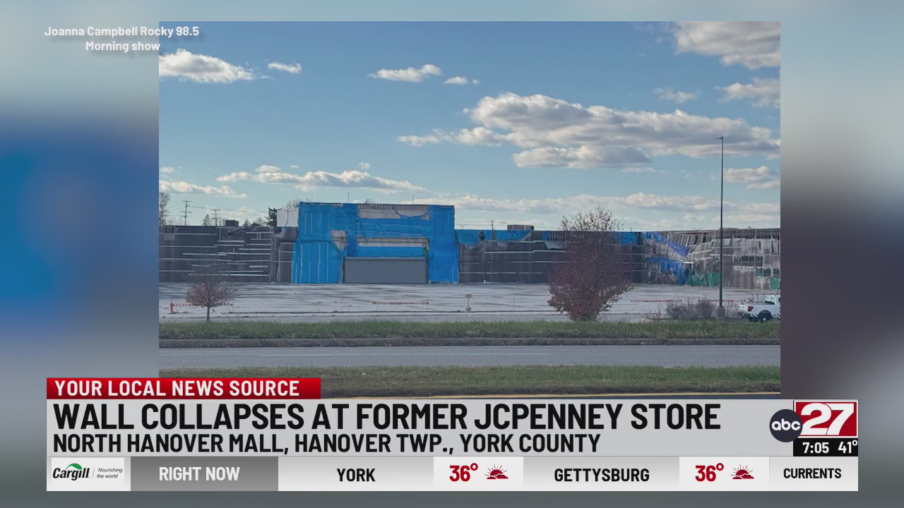 North Hanover Mall condemned after partial wall collapse, other ...