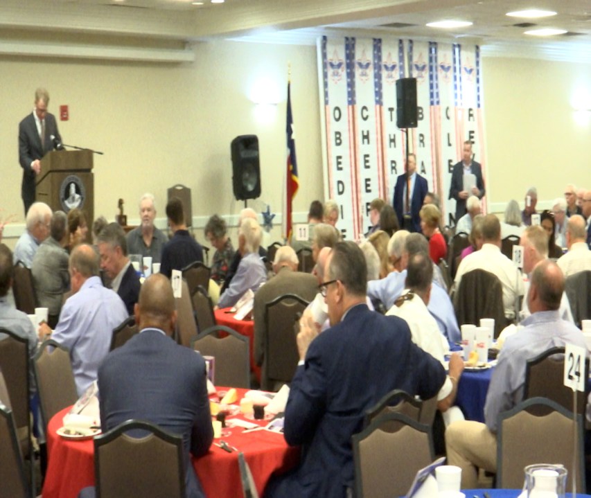 Boy Scouts award Nancy Brown for Americanism in Wichita Falls