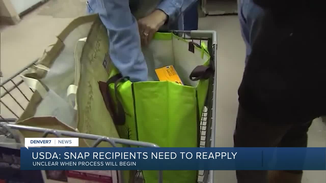 Usda Snap Recipients Need To Reapply