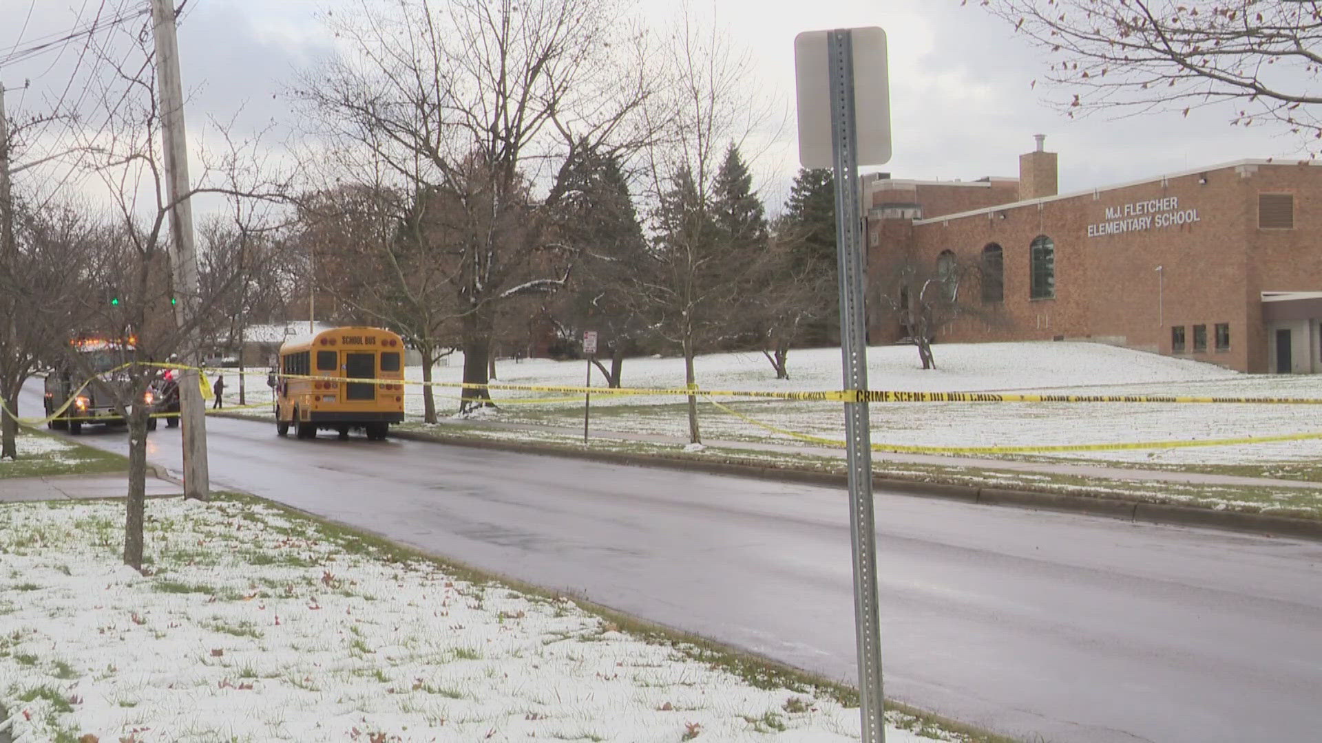4-year-old girl killed after being hit by school bus