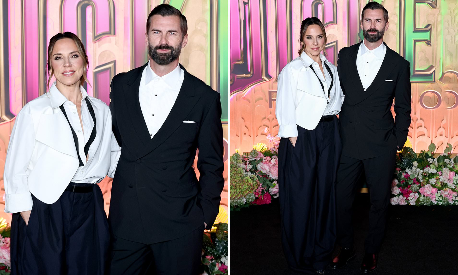 Mel C and boyfriend Chris Dingwall make rare red carpet appearance at Wicked: For Good premiere