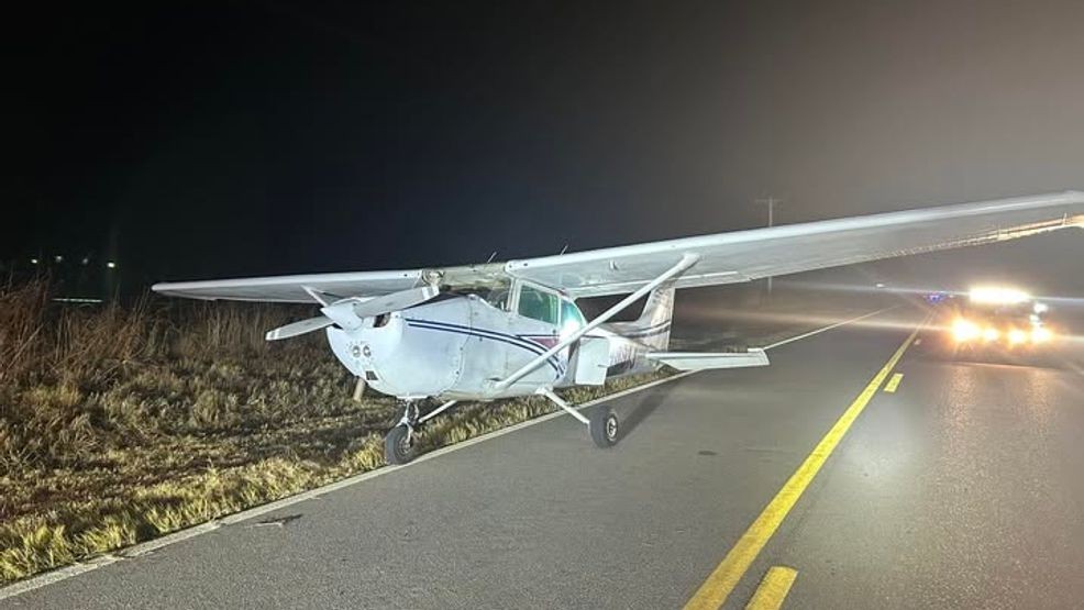Plane makes emergency landing on US 77 in Noble County, no injuries ...