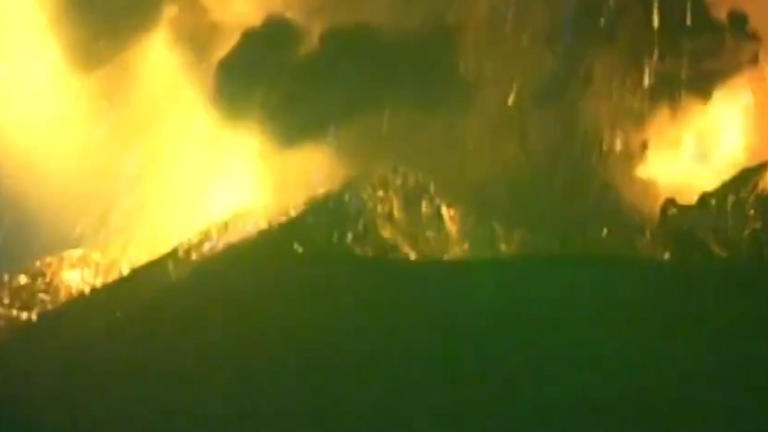 Video shows Sakurajima volcano erupting in Japan over the weekend