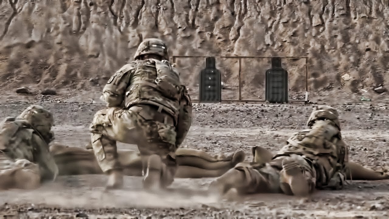 U.S. Army Infantry Practice Live-Fire Buddy Rush