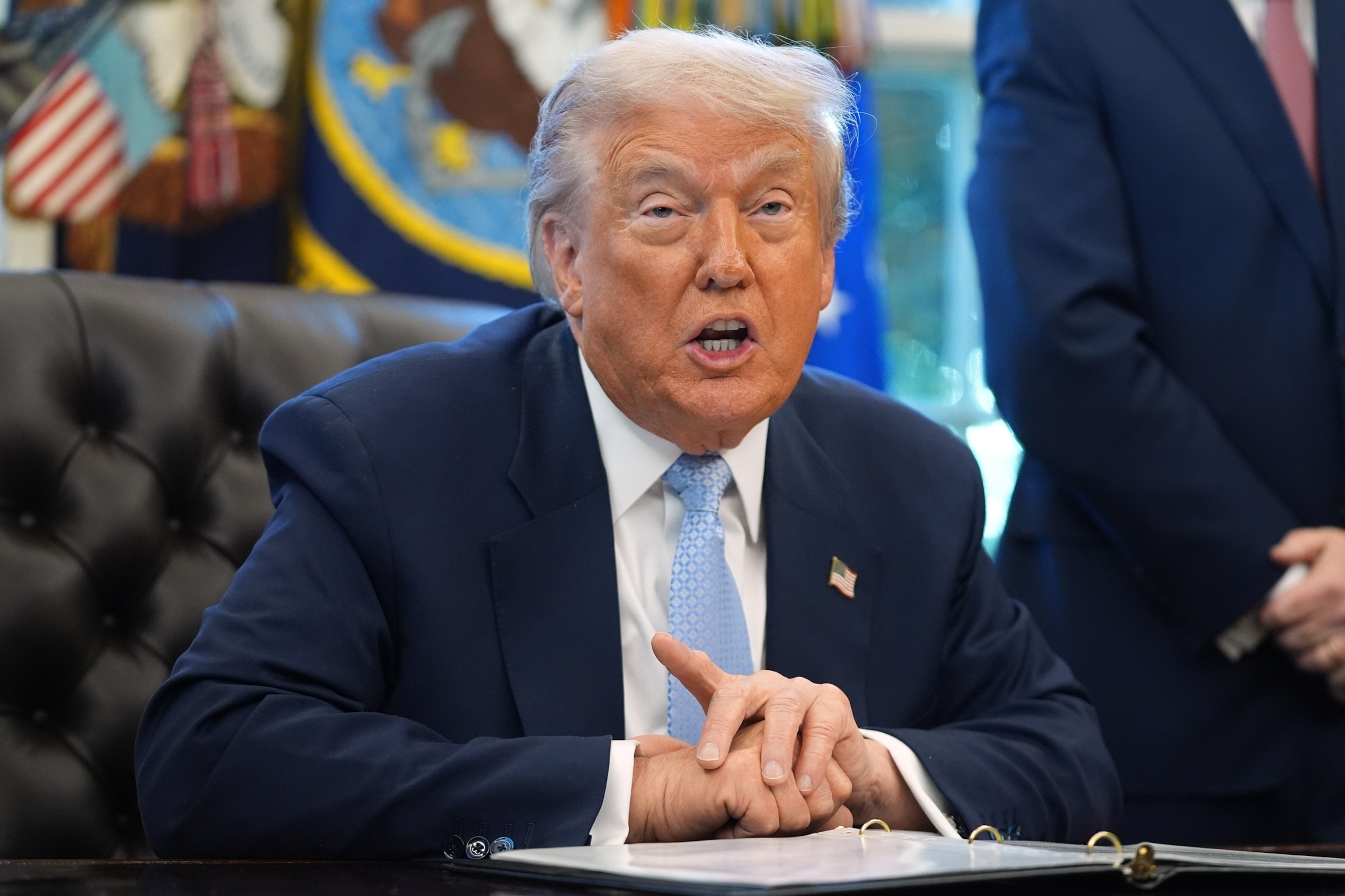 Trump says he would sign bill to release Epstein files if it reaches ...