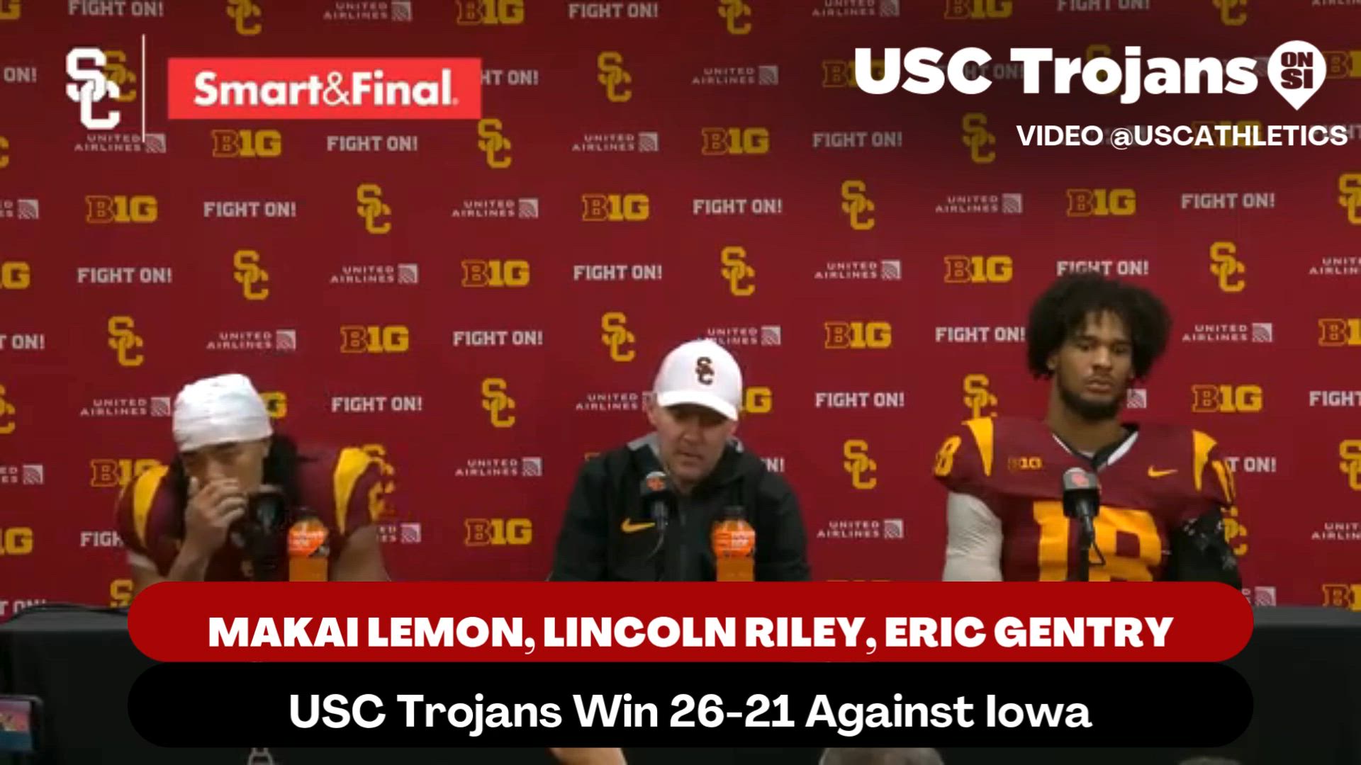 USC Trojans discuss their mindset against Iowa