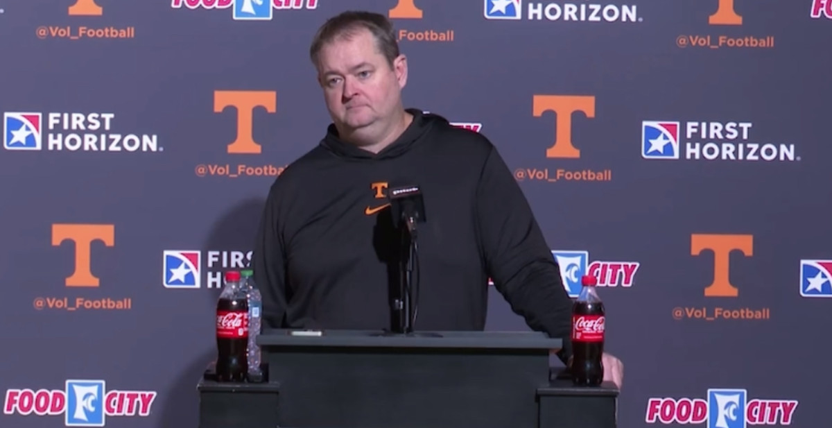 Josh Heupel's press conference ahead of Tennessee vs Florida ends ...