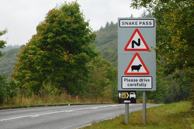 Snake Pass closure as man dies after car careers off road