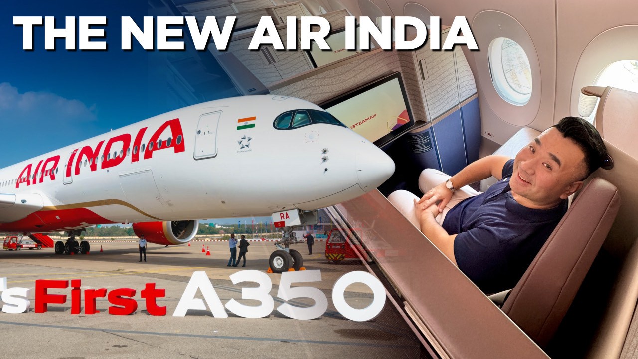 The new Air India - A350 inaugural flight