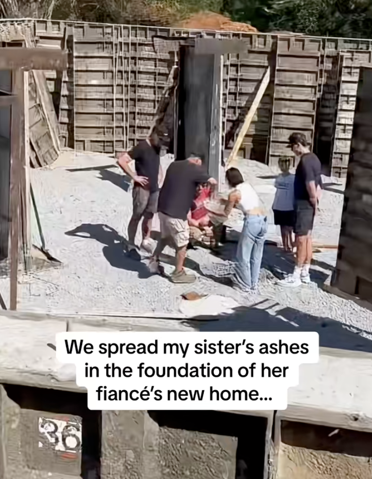 A Grieving Man Put His Late Fianceé’s Ashes In The Foundation Of His ...