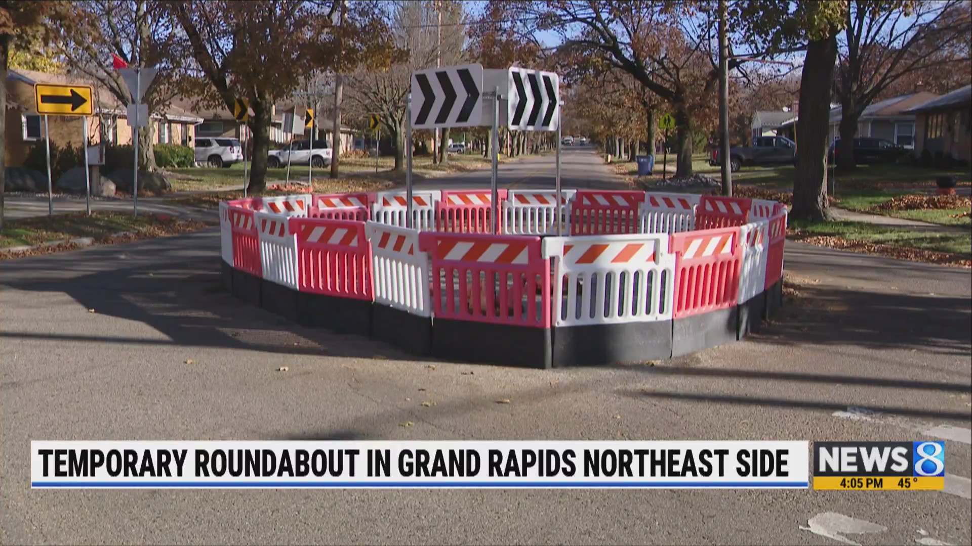 What's next for temporary roundabout in NE Grand Rapids neighborhood?