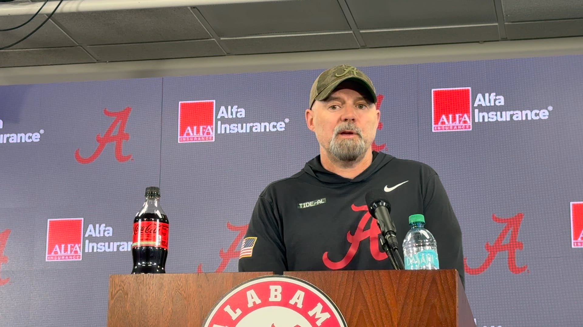 Ryan Grubb discusses Josh Cuevas's performance against Oklahoma