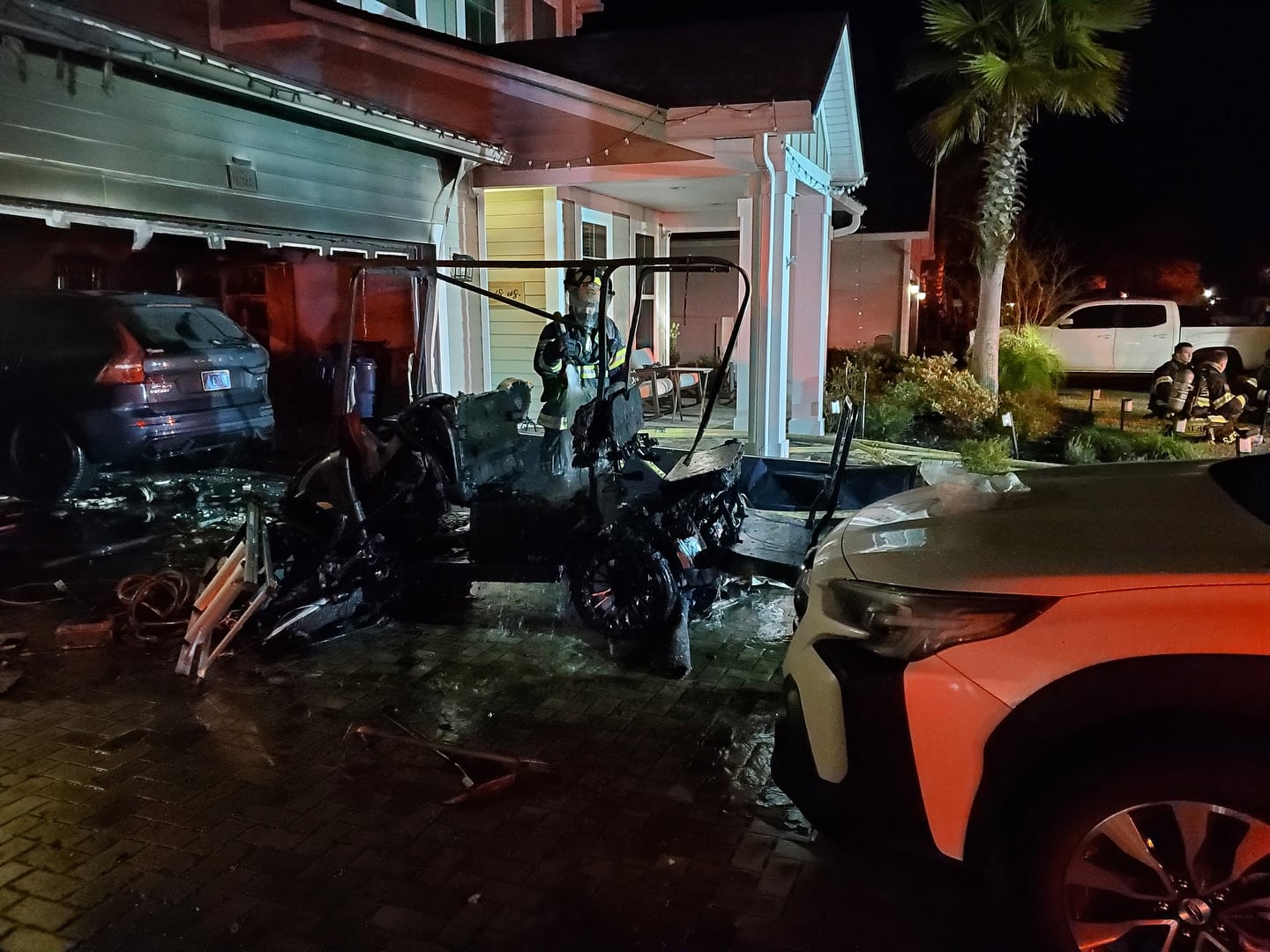 Golf cart blamed for starting St. Johns County house fire