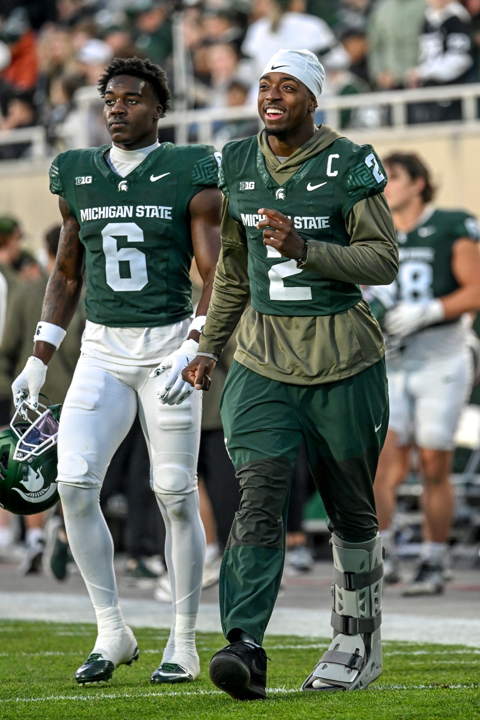 Michigan State football QBs Alessio Milivojevic, Aidan Chiles both ...