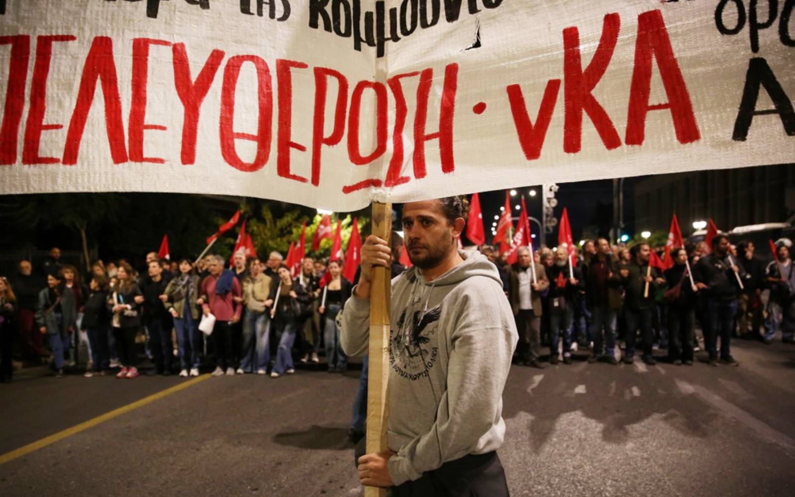 Thousands march in Greece to mark anti-junta uprising