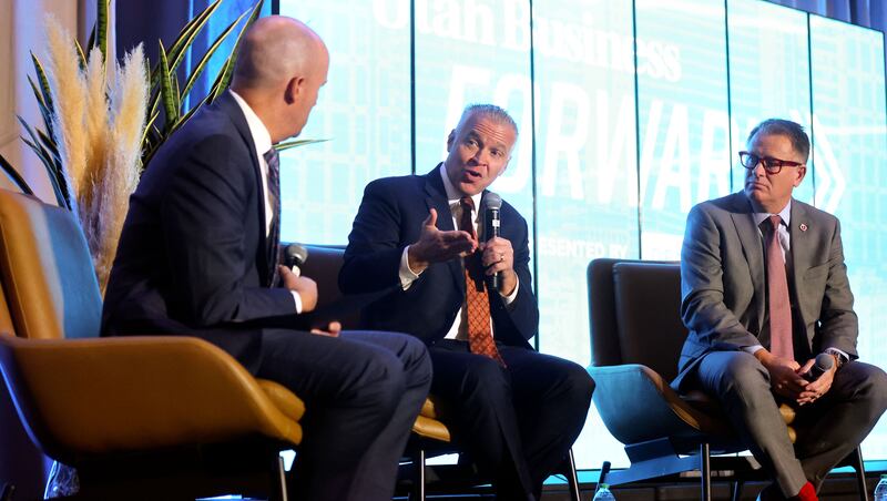 Gov. Cox talks ‘rivaling right’ with University of Utah’s Taylor ...