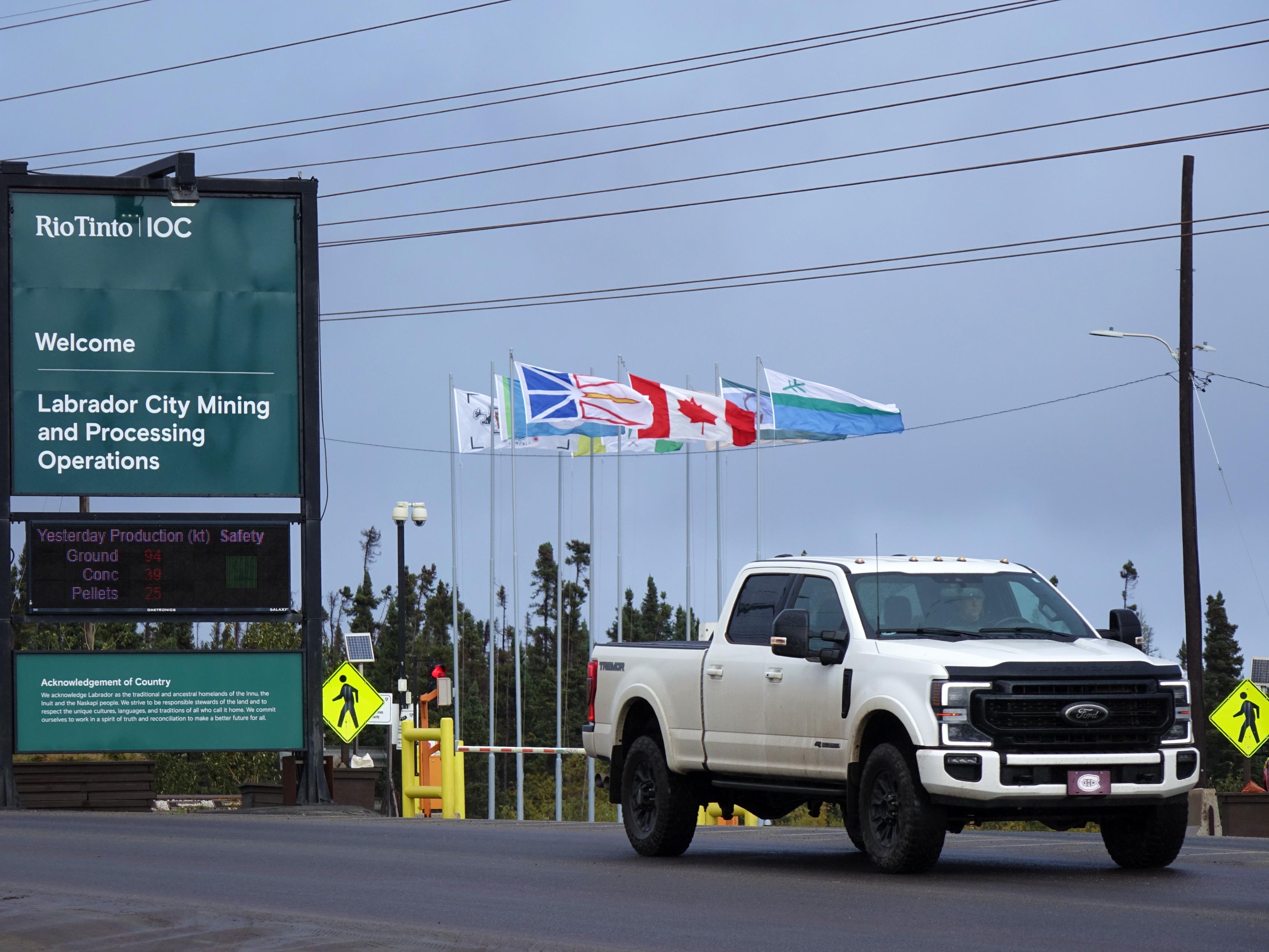 Licenciements chez Rio Tinto IOC à la mine de Carol Lake