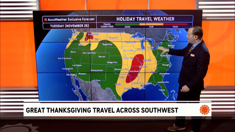 Your Thanksgiving week forecast across the US