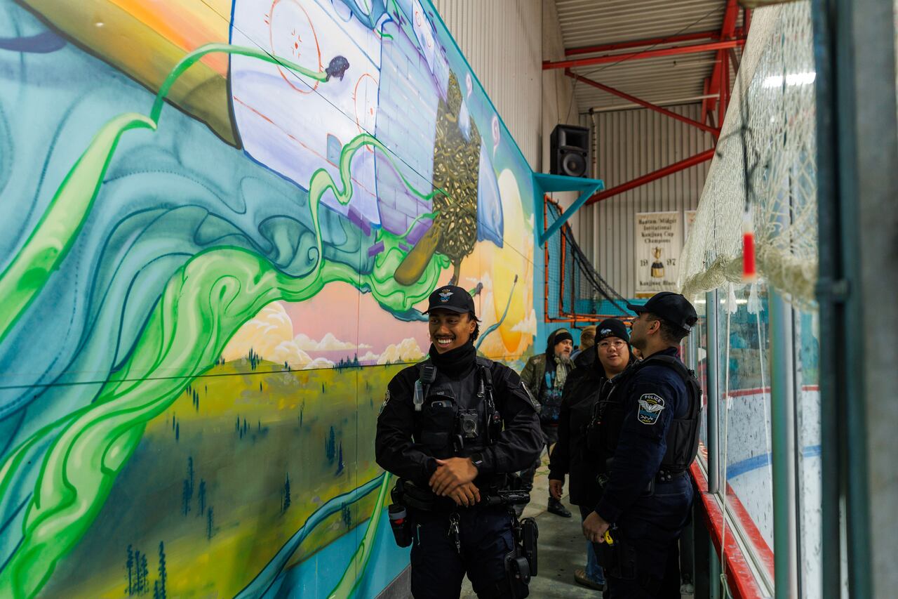 Street art meets Inuit culture in new Kuujjuaq, Que. mural