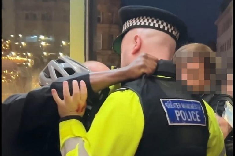 Police say 'no misconduct issues identified' after man pepper sprayed ...