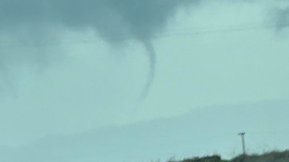 Funnel cloud forms over Coalinga as storm sweeps through Central Valley ...