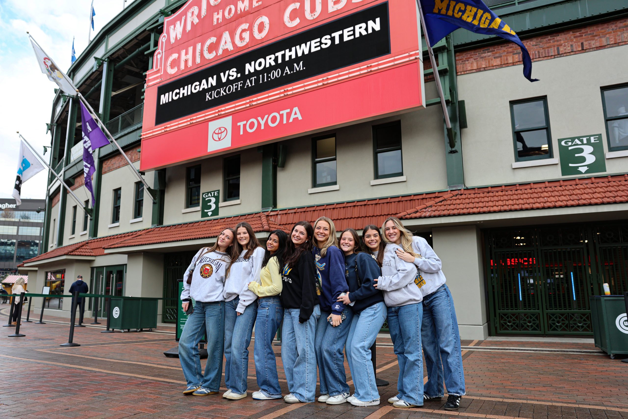 Wrigley Field Photo Essay: Michigan's CFP-Saving Win on Big Noon Saturday