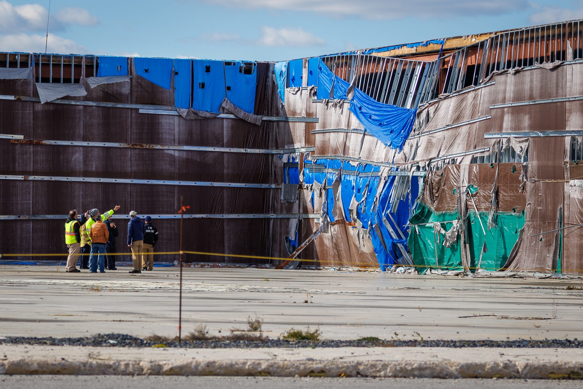 North Hanover Mall condemned, pending repairs after partial wall ...