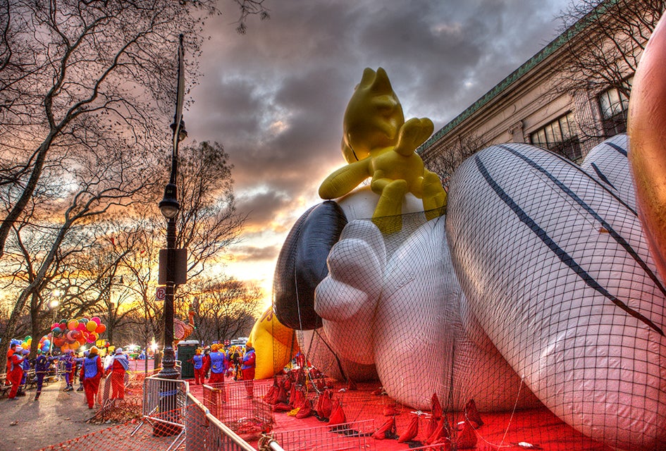 See the 2025 Macy's Thanksgiving Day Parade Balloon Inflation with Kids